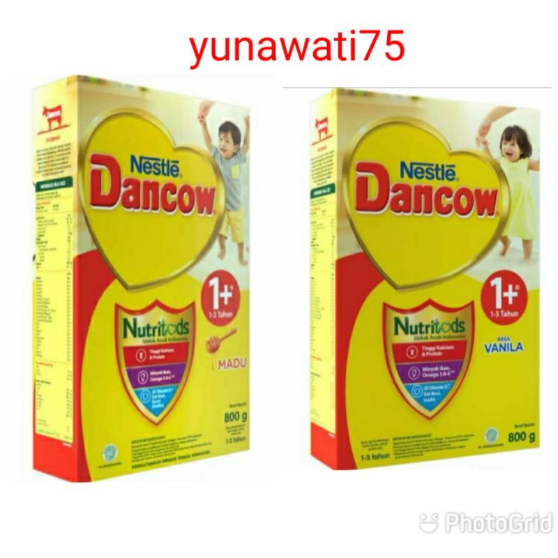 Jual Dancow 1+ rasa madu vanila 800g | Shopee Indonesia