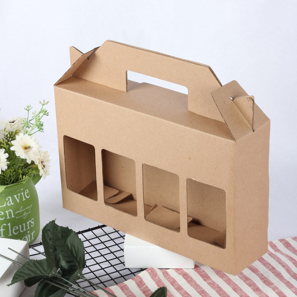 Jual kardus jinjing dus botol 350 ml isi 4 kotak kemasan box botol kale ...