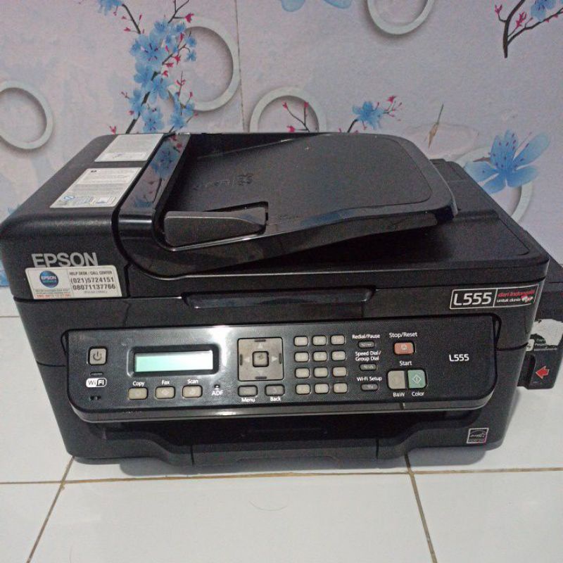 Jual printer Epson L555 WiFi print scan copy fax | Shopee Indonesia