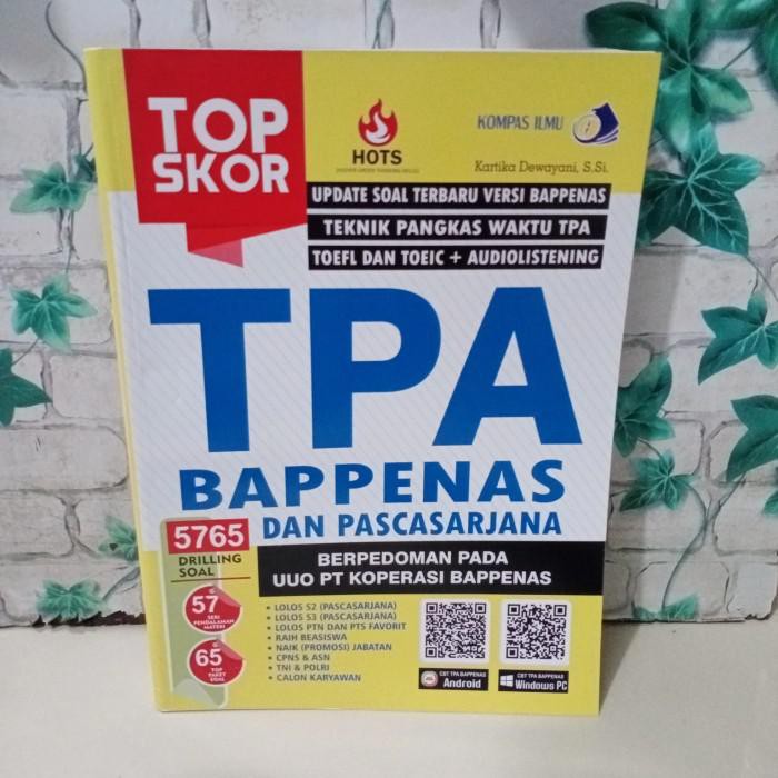 Jual BUKU TOP SKOR TPA BAPPENAS DAN PASCA SARJANA | Shopee Indonesia