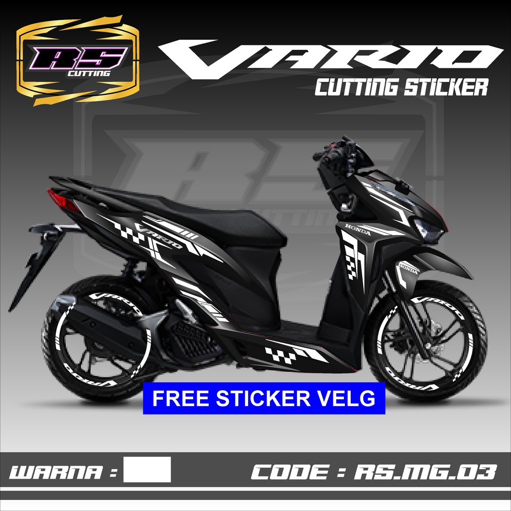 Jual Cutting Sticker Vario - Aksesoris Motor Cuting Honda Vario 125 ...