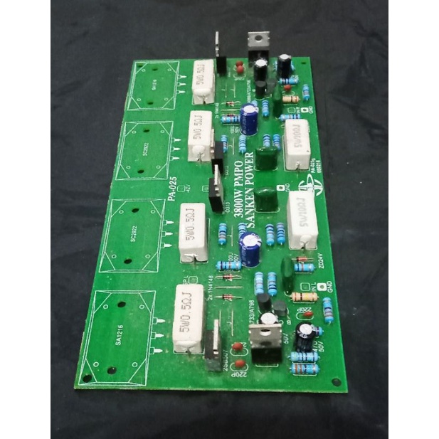 Jual Kit Stereo Power Amplifier Safari 3800W PMPO Power SANKEN Stereo ...
