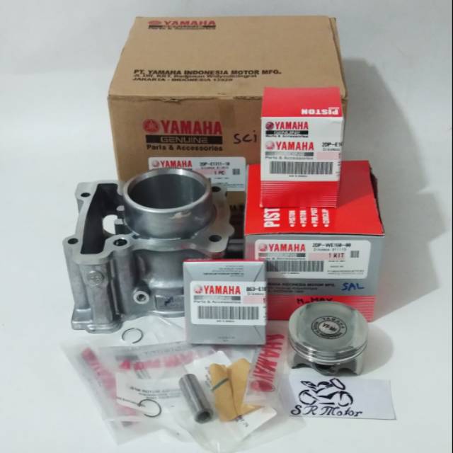 Jual boring blok block seher piston kit nmax n-max n max aerox 155 ...