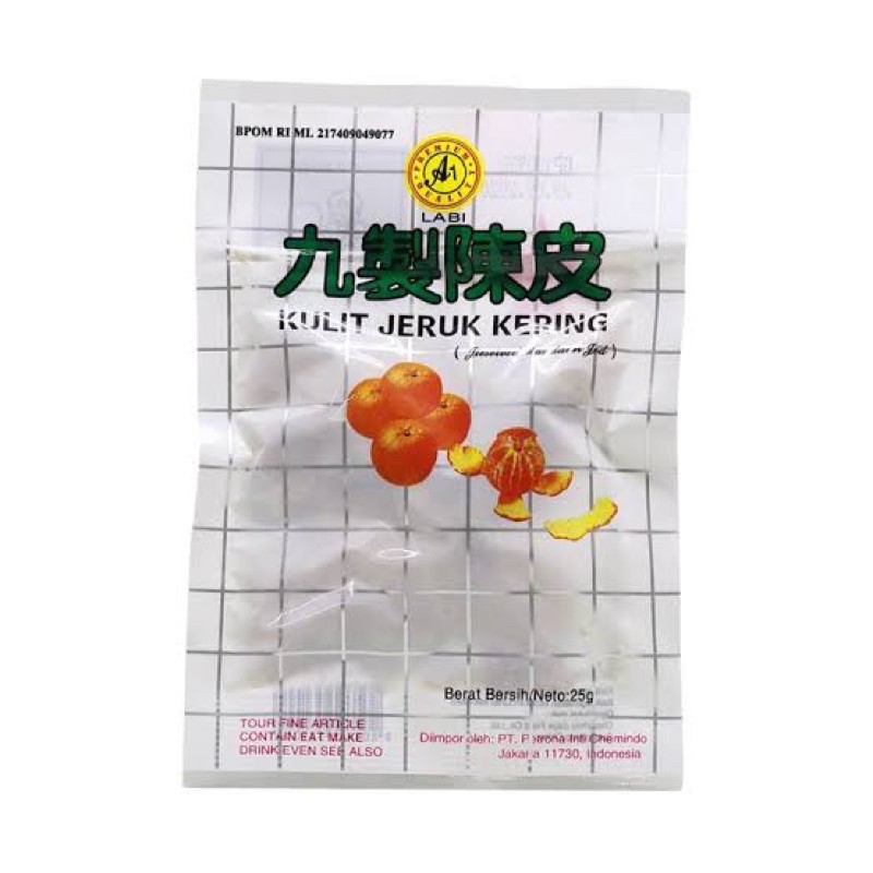 Jual Manisan Kulit Jeruk Kering Jenbi Labi 25 gr | Shopee Indonesia