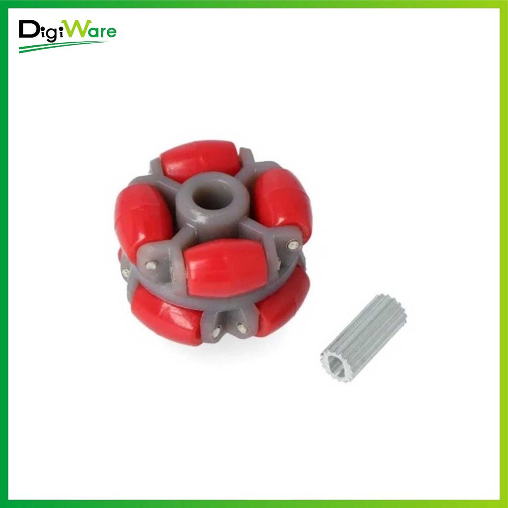 Jual Roda Omni Wheel Plastik 40mm Double Merah Abu | Shopee Indonesia