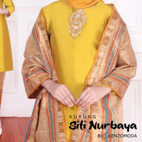 Jual SET BAJU KURUNG ROK SONGKET DAN SELENDANG / BAJU KURUNG MELAYU KAIN SONGKET ☁ | Shopee ...