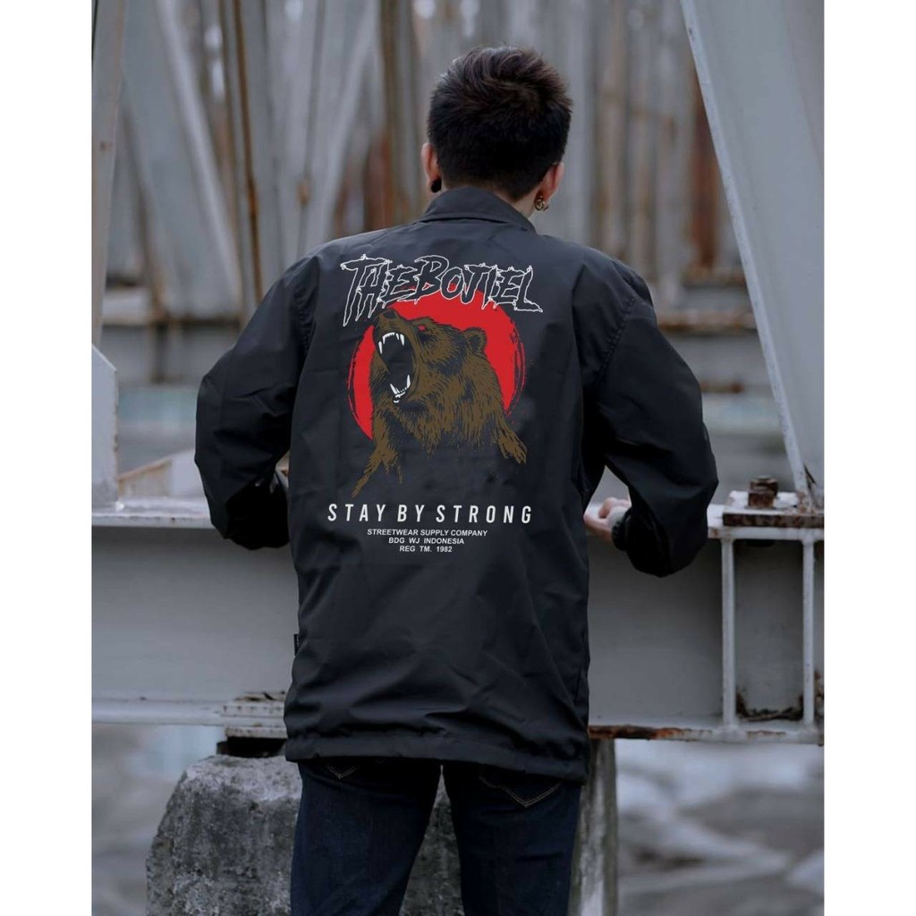 Jual Benito Coach Jacket Fujiyaki Black | Shopee Indonesia