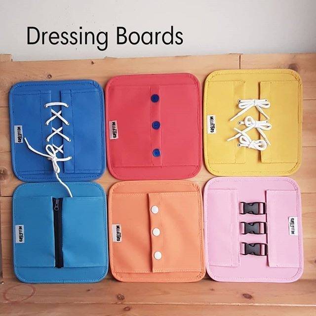 Jual littlenan.edustore - MONTESSORI DRESSING BOARD / DRESSING FRAME ...