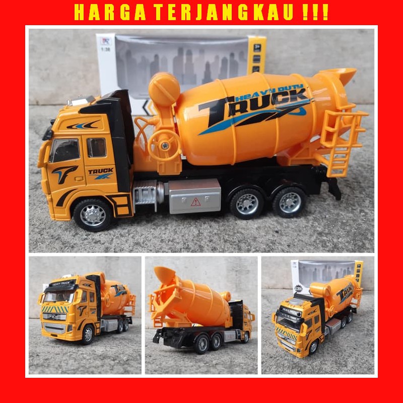 Jual Diecast Truk Molen Besar 132 Alloy - Miniatur Mixer Truck ...