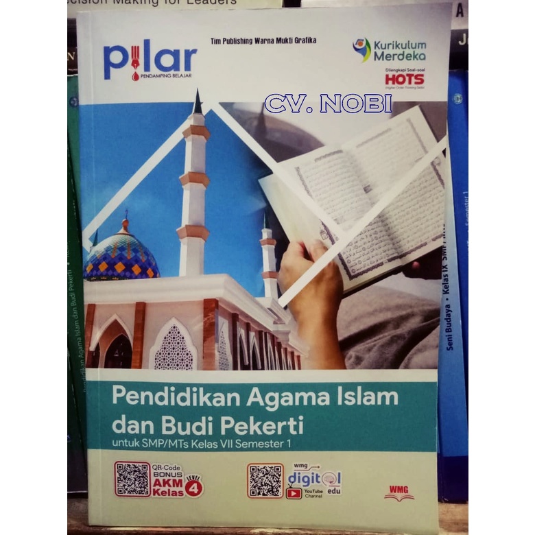 Jual PAI PENDIDIKAN AGAMA ISLAM DAN BUDI PEKERTI UNTUK SMP/MTs KELAS 7 SEMESTER 1 || Buku Pilar ...