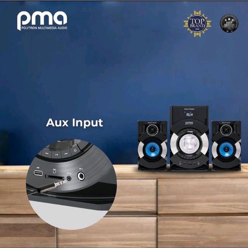 Jual PROMO TIPE BARU POLYTRON SPEAKER BLUETOOTH + RADIO PMA 9527 ...