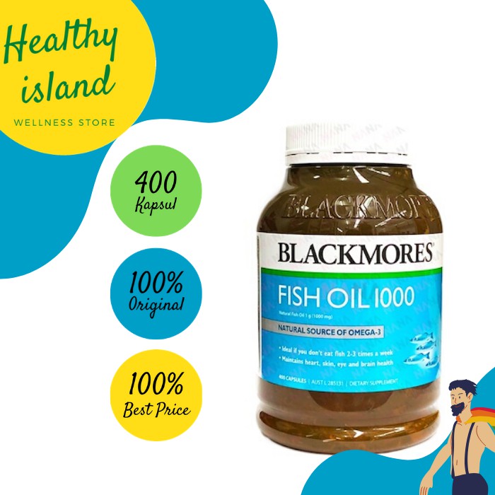 Jual Blackmores Anti Inflammatory Fish Oil 1000 Mg - 400 Kapsul ...