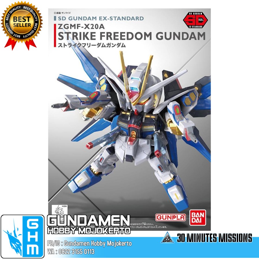 Jual SD EX Strike Freedom Gundam | Shopee Indonesia