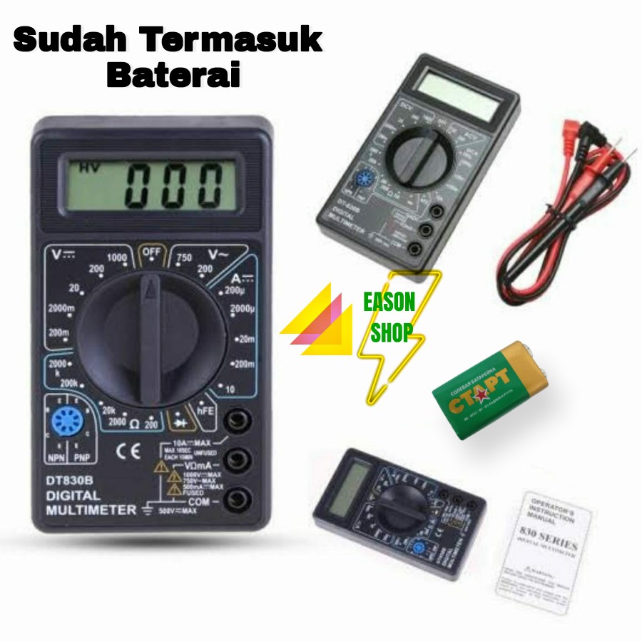 Jual Multimeter DT830B / DT-830B Tofuda Model Avometer Multitester ...