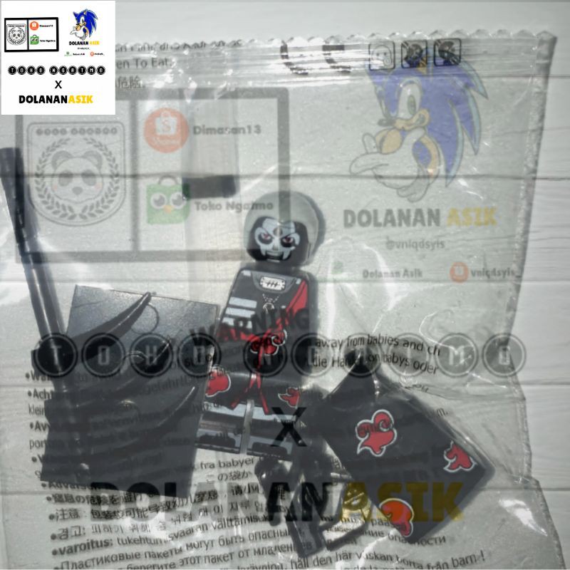 Jual Mainan Lego Naruto Shippuden Akatsuki (Hidan Pedang Hitam) Brick ...