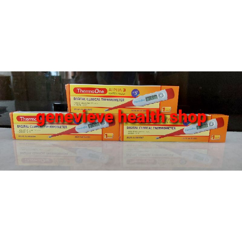 Jual Thermometer Digital Onemed Alpha 3 Ujung lentur | Shopee Indonesia