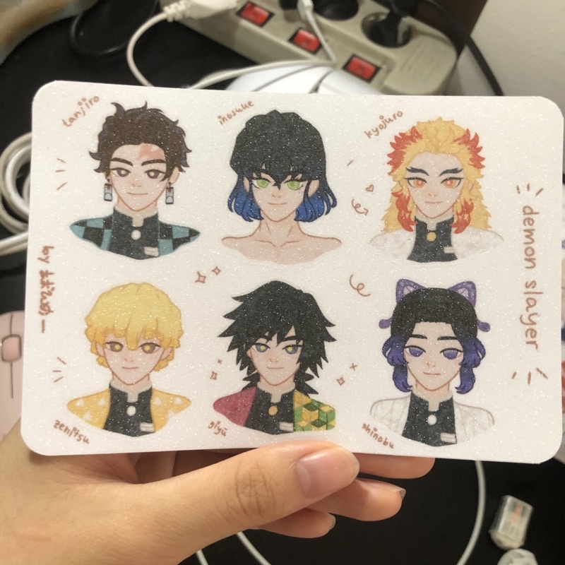 Jual Anime Sticker Sheet by Aohimeee | Haikyuu BNHA Jujutsu Kaisen ...
