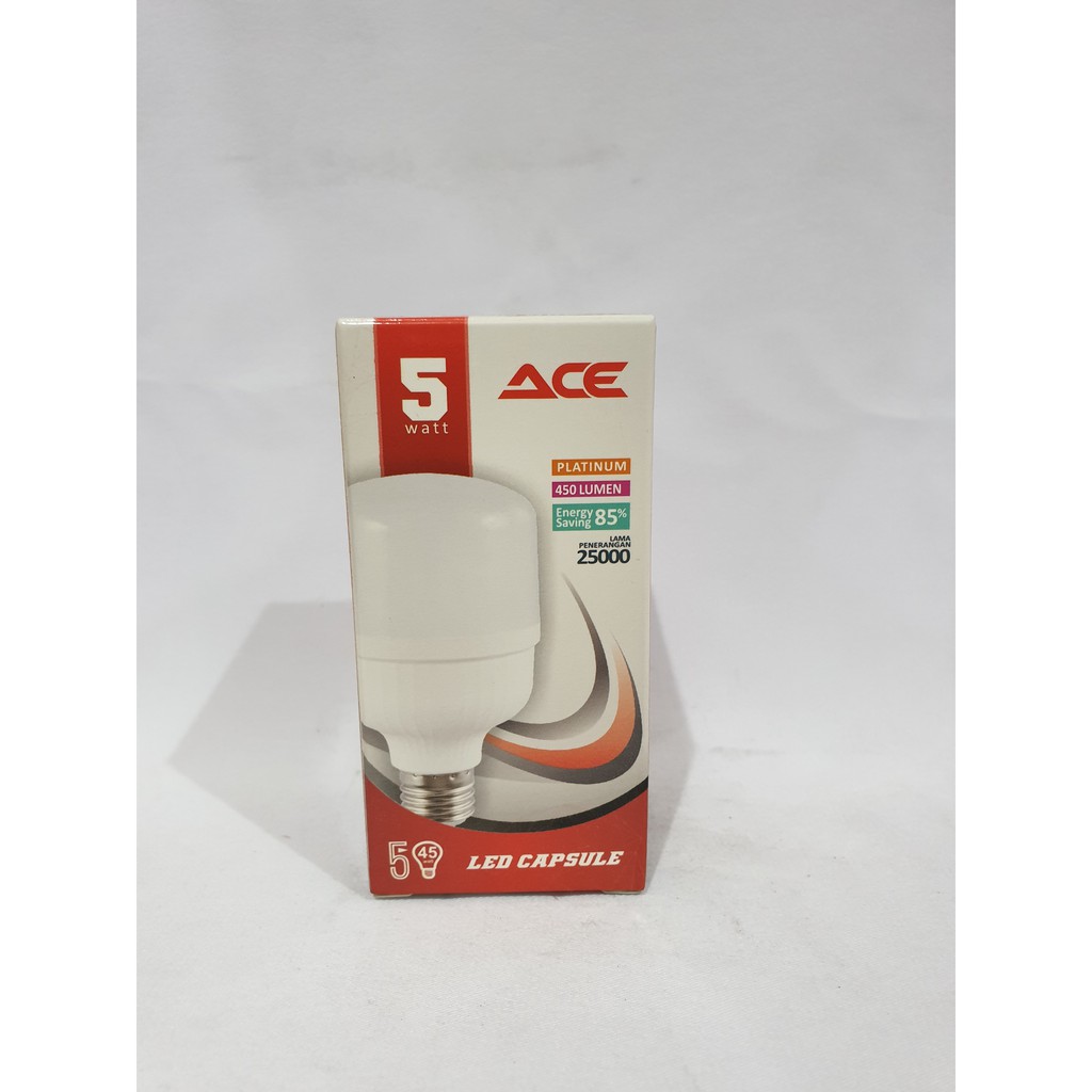 Jual ACE LED CAPSULE 5W PUTIH 6000K (COOL DAYLIGHT) | Shopee Indonesia
