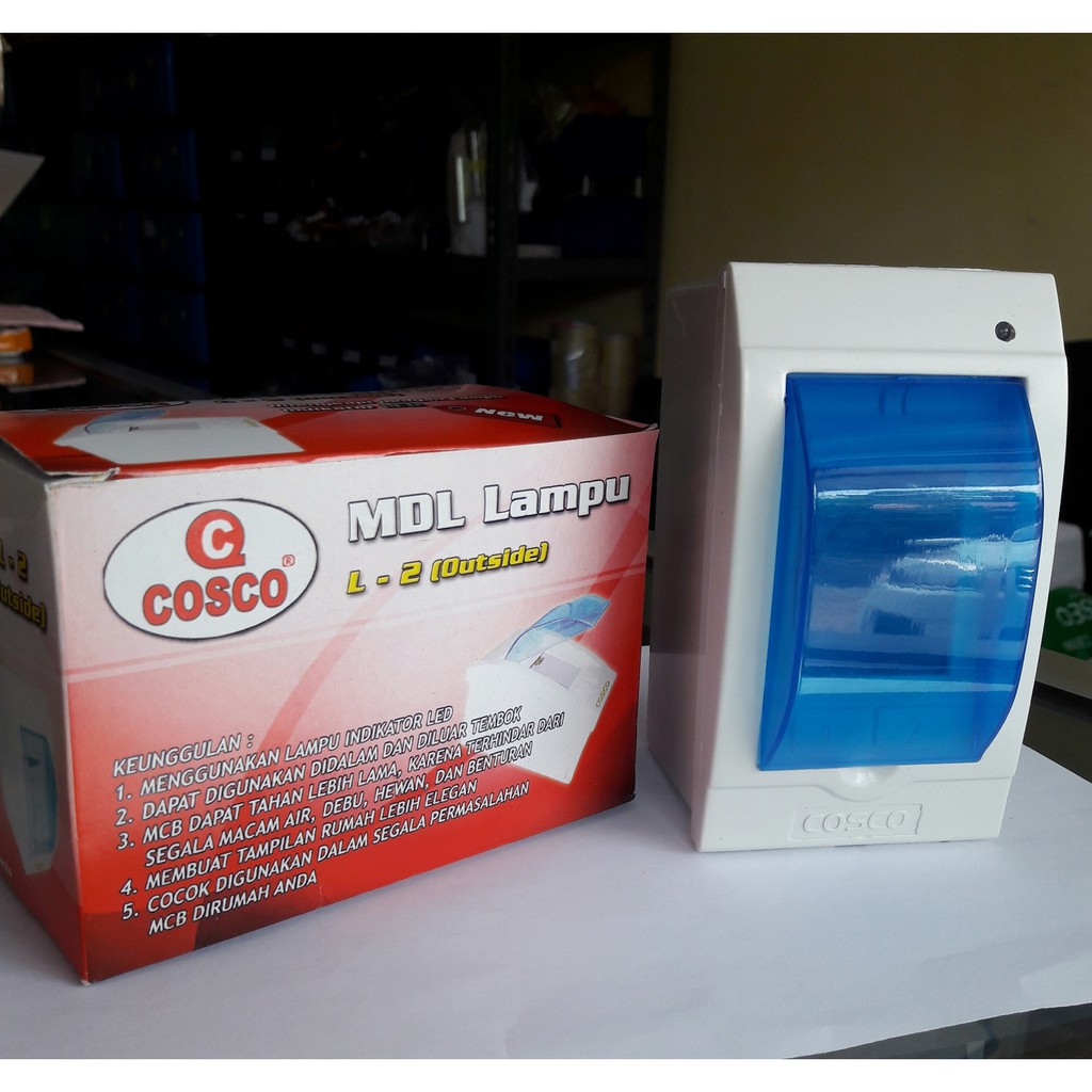 Jual Tempat Case Kotak Box MCB 2 Group Grup Merk HIRO 2 Slot Rumah MCB ...