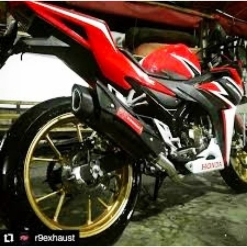 Jual KNALPOT R9 MISANO Missano CBR 150 CBR150 K46 GSX 150 GSX150 CB 150 ...