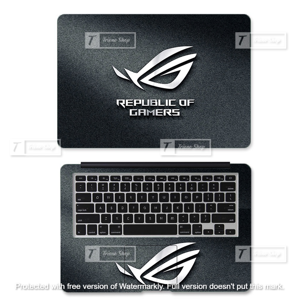 Jual Stiker Laptop | Garskin Laptop | Asus ROG + Laminasi | Shopee ...