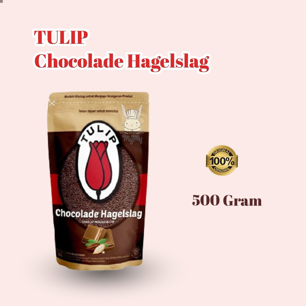 Jual TULIP Chocolade hagelslag / Meses Coklat Zip Lock 500 gr | Shopee ...