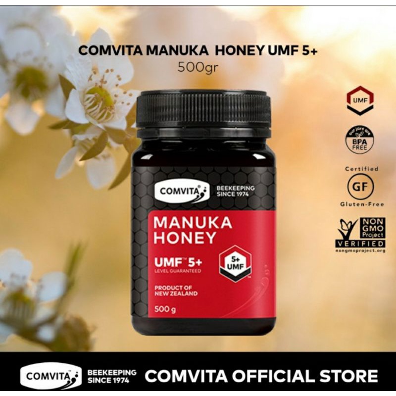 Jual Comvita manuka honey madu murni alami UMF 5+ UMF 5 500 gram 500gr | Shopee Indonesia