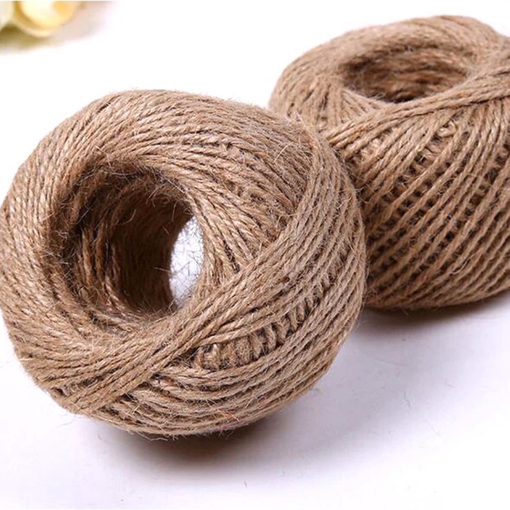 Jual Tali Karung Goni Tali Rami (2 mm x 50 m) Tali Jerami Straw string ...