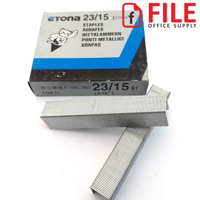 Jual Isi Staples Tembak / Refill Stapler Gun Tacker Etona 23/15 (9/16 ...