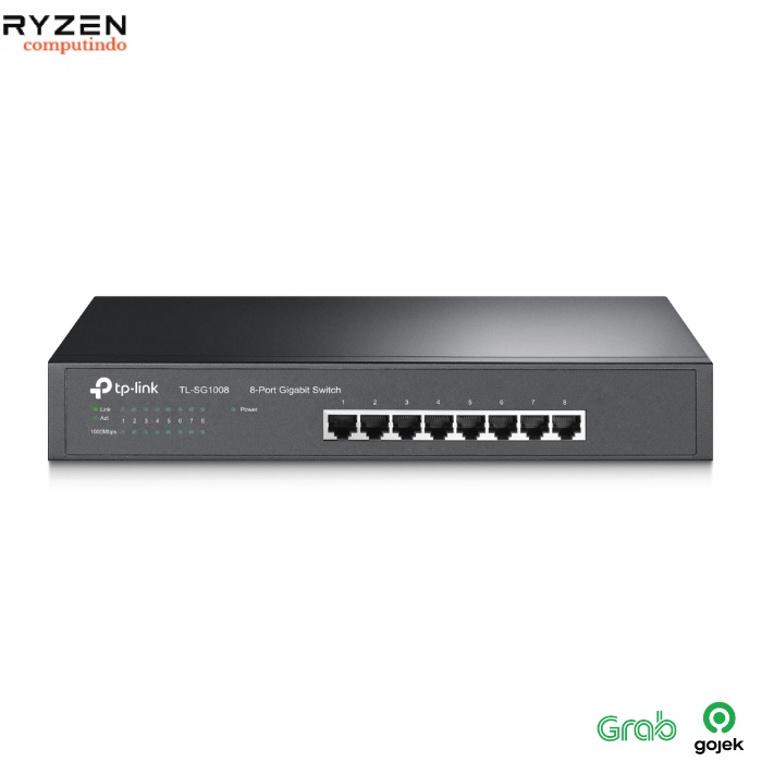Jual Tp link TL-SG1008 8-Port Gigabit Desktop/Rackmount Switch | Shopee ...