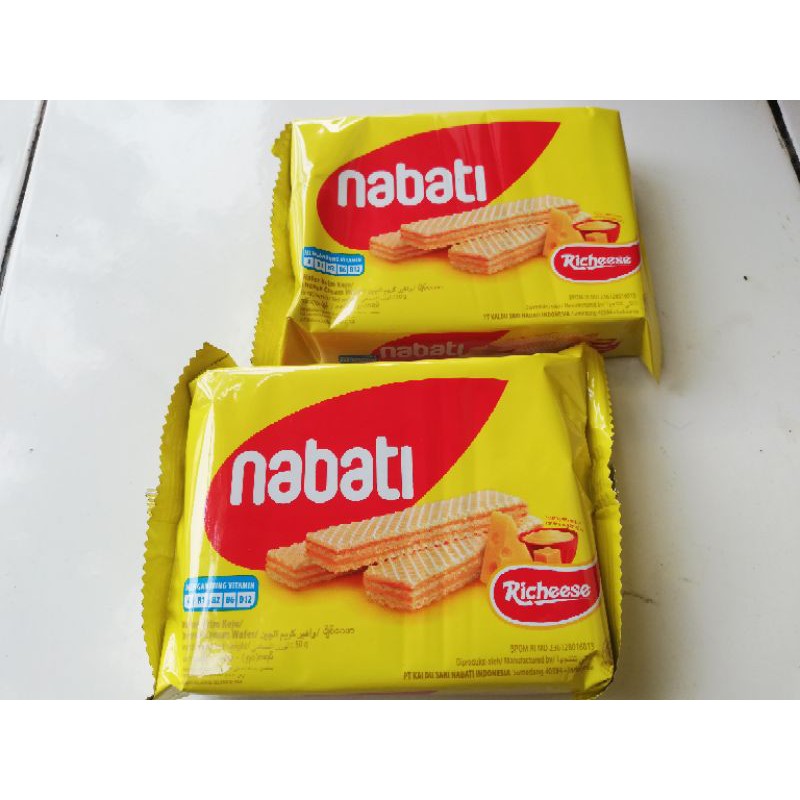 Jual Rechees nabati wafer rasa keju, 50gr/bungkus. isi 60 bungkus ...