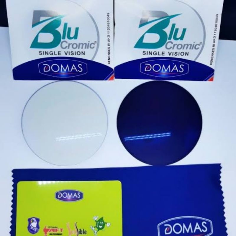 Jual Lensa Bluecromic anti sinar UV & sinar biru merk Damos kualitas no ...