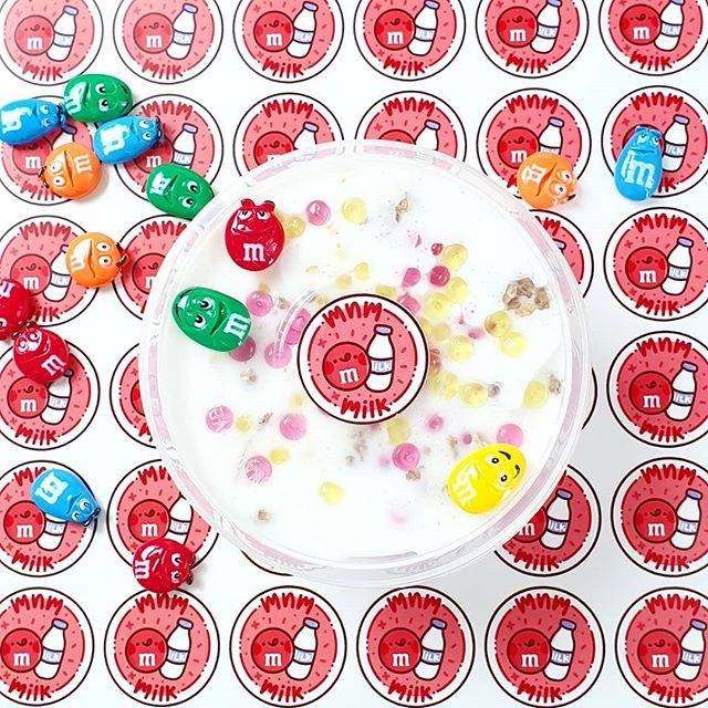 Jual MnM Milk Slime | Shopee Indonesia