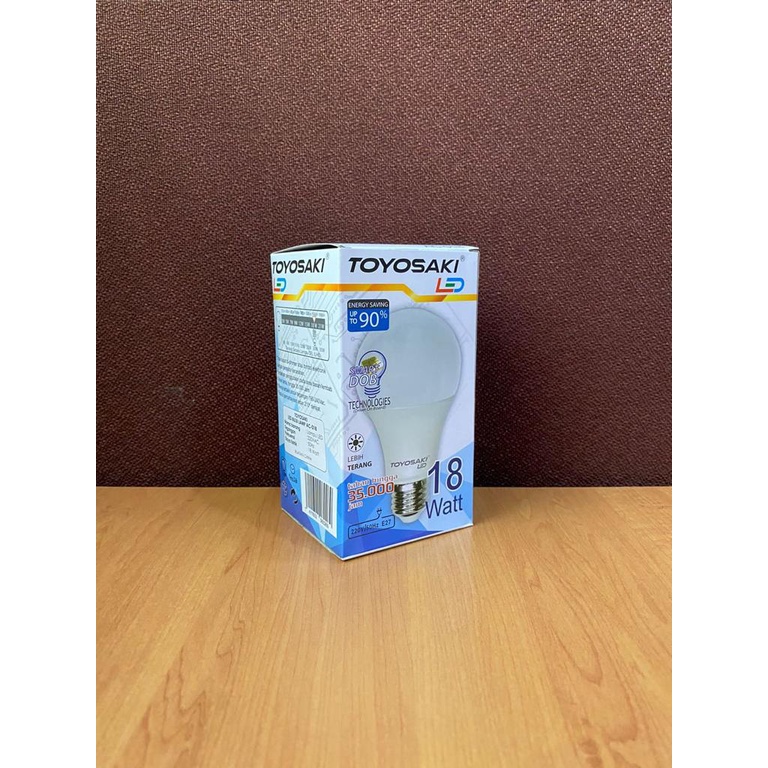 Jual LAMPU LED BULB TOYOSAKI 18 WATT CAHAYA PUTIH | Shopee Indonesia