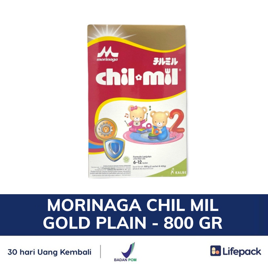 Jual MORINAGA CHIL MIL GOLD PLAIN - 800 GR - Susu Formula Anak Usia 6 ...