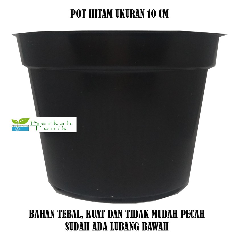 Jual Pot Hitam Ukuran 10cm / Pot Tanaman Hitam 10cm | Shopee Indonesia