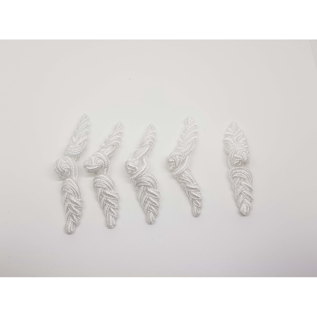 Jual Kancing Baju Cheongsam Imlek Putih Kepang 5 Pc Set Lokal | Shopee ...