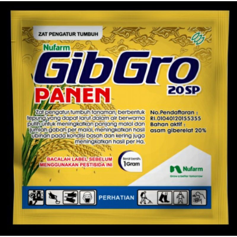 Jual GIBGRO 10SP 1GR & GIBRO 20SP 1GR - HORMON ZPT ASAM GIBRELAT ...