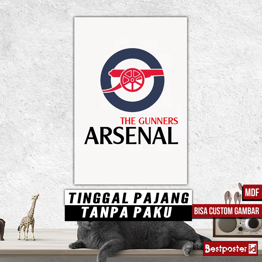 Jual Poster ARSENAL Frame Kayu BOLA MDF00162 | Shopee Indonesia