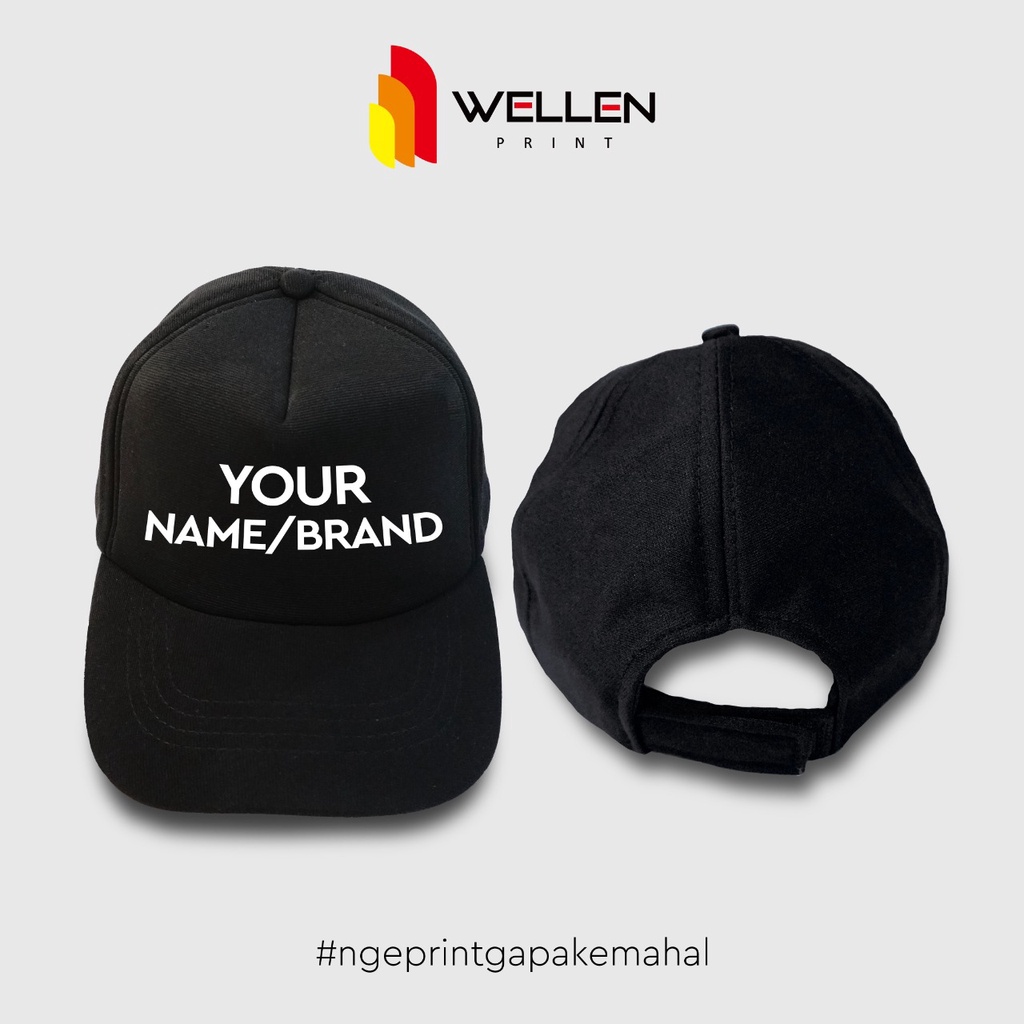Jual WELLEN PRINT - Topi Trucker Custom Print Design Nama / Souvenir ...