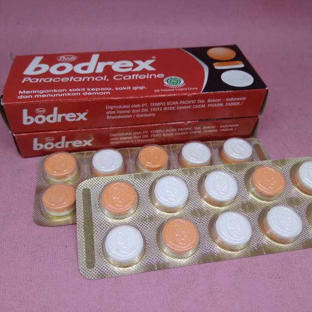 Jual Bodrex tablet (Paracetamol, Caffeine) | Shopee Indonesia