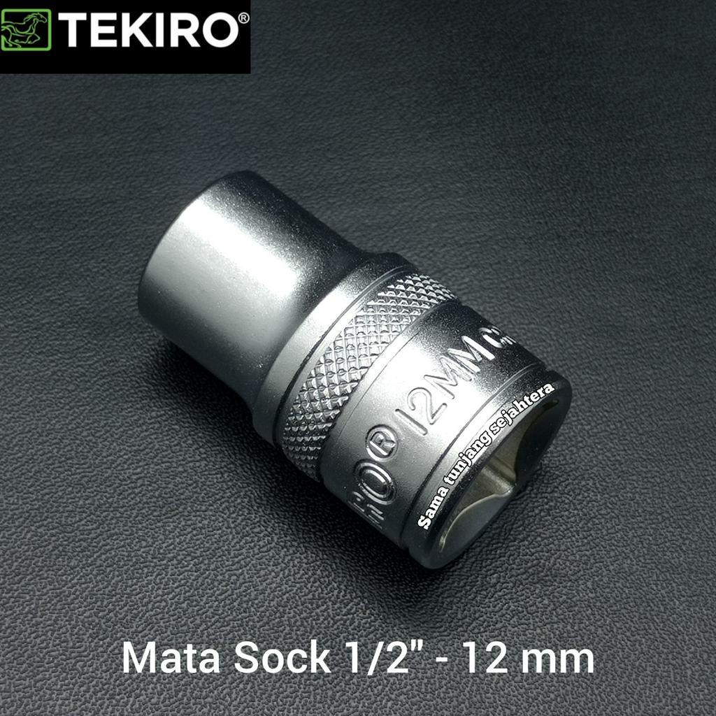 Jual TEKIRO MATA SOCK SQ 1/2" 12 MM - KUNCI SOK HAND SOCKET 12MM | Shopee Indonesia