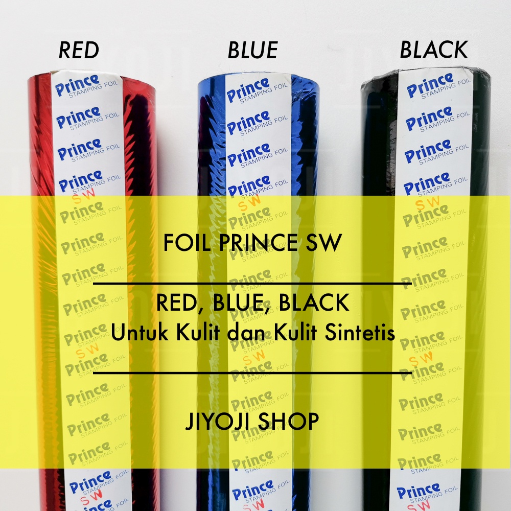 Jual Hot Stamping Foil Kulit Leather Asli Sintetis Imitasi Warna PRINCE ...
