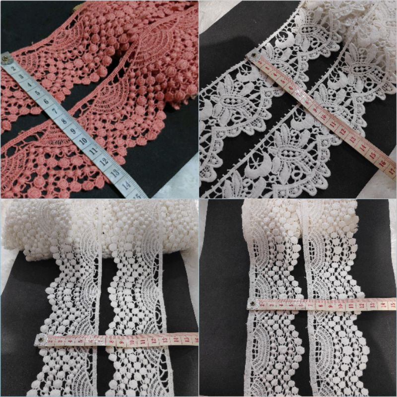 Jual Renda Prada katun per50cm | Shopee Indonesia