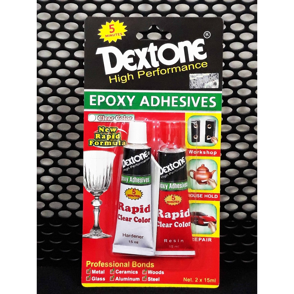 Jual LEM DEXTONE RAPID PLASTIC & STEEL 5 MINUTE EPOXY ADHESIVES ...