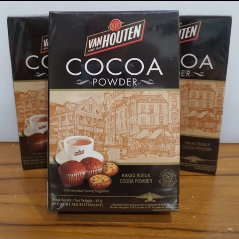 Jual Coklat bubuk Van houten / Coklat bubuk / Cocoa powder | Shopee ...