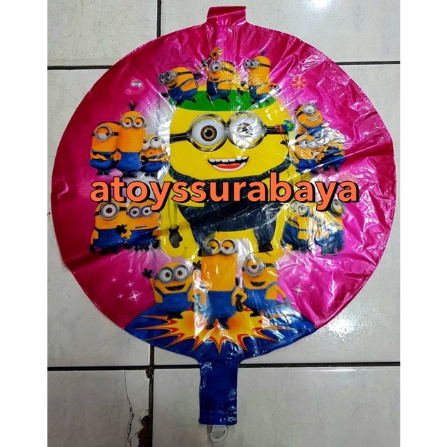 Jual BULAT ISI MINION (BALON GAS/FOIL/TERBANG/KARAKTER) | Shopee Indonesia