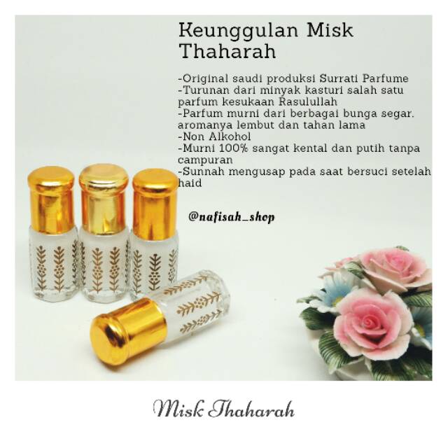 Jual Minyak Wangi Wanita . Parfum Wanita . Misk Thaharah / Musk ...