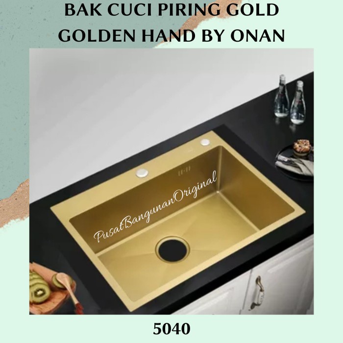 Jual Wastafel - Bak Cuci Piring Kitchen Sink Stainless Onan Golden Hand ...