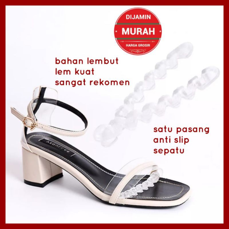 Jual SILICON SEPATU PENAHAN KAKI GRIPS SEPATU AKSESORIS SEPATU WANITA ...